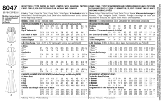 8047 - Sewing- Patterns- NZ - dresses, childrens, babies, toddlers ...