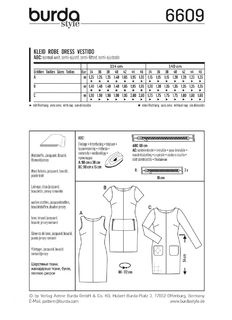 B6609 - Sewing- Patterns- NZ - dresses, childrens, babies, toddlers ...