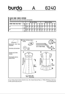 B6240 - Sewing- Patterns- NZ - dresses, childrens, babies, toddlers ...